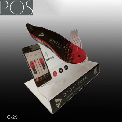 China Colorful Acrylic counter top display for show shoes for sale