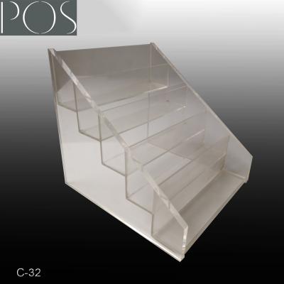 China Acrylic counter top display for candy on the table for sale