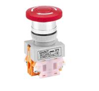 China NP4-ZS Mushroom Head Self-locking Rotating Reset Button IP40 Industrial Control Circuit Pushbutton Switch for sale