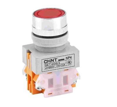 China NP4-BN Flat Button IP40 Industrial Control Circuit Pushbutton Switch for sale