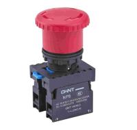 China NP8-ZS Mushroom Head Self-locking Rotating Reset Button IP54 Industrial Control Circuit Pushbutton Switch for sale