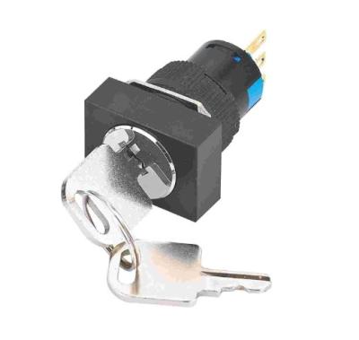 China NP6-BS Self-Locking Flat Button IP40 Industrial Control Circuit Pushbutton Switch for sale