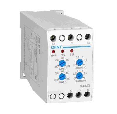 China XJ3-D Series Phase Failure And Phase Sequence Protection Relay Over / 3 Phase Protector Under Voltage for sale