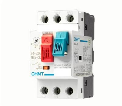 China NS2-32 AC Motor Electric Starter Push Button Type MPCB AC690V 25A Asynchronous Motor for sale