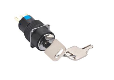China NP6-Y Key-operated Knob IP40 Industrial Control Circuit Pushbutton Switch for sale