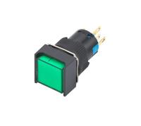 China NP6-D Illuminated Self-resetting Flat Button IP40 Industrial Control Circuit Pushbutton Switch for sale
