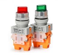 China IP40 Industrial Control Circuit Pushbutton Switch NP4-XD Lighted Rotary Knob for sale