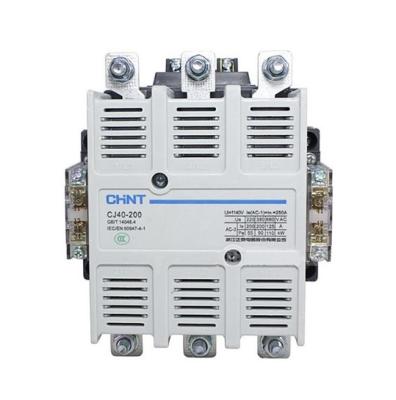 China CJ40-200 3 Pole Ac Contactor 250A Three Phase Electrical Contactor 50Hz/60Hz for sale