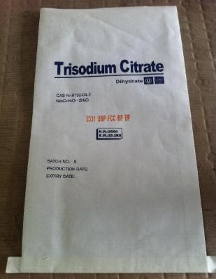 China Food Beverage Industrial Tri Sodium Citrate Dihydrate 99.8% Assay 20-100 Mesh for sale