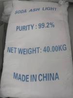 China Industrial Soda Sodium Carbonate Ash White Powder light and dense for sale