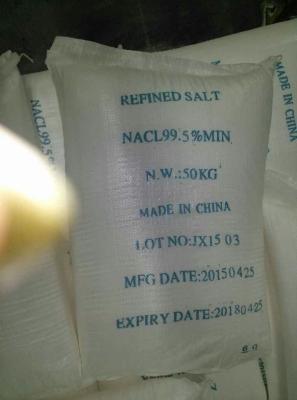 China Technical Grade Sodium Chloride NaCl 99.1% Table Salt 50kg Bags for sale