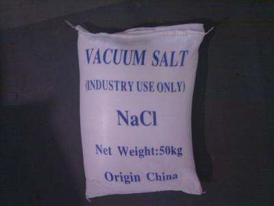 China Industrial Grade Sodium Chloride Vacuum Salt for Water Softener Chlor Alkali Chemical Raw Material 99.5% Purity for sale