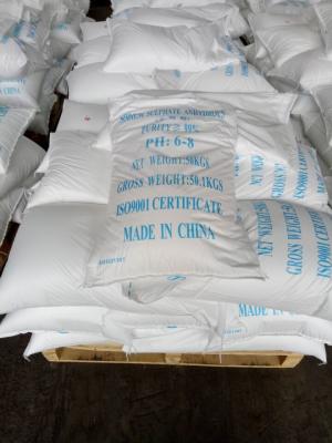 China Water Soluble Glauber Salt Sodium Sulphate Anhydrous 99% for Papermaking Pharmaceutical for sale