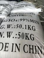 China Sodium Sulfate Anhydrous 99% Glauber Salt for Cement 50kg Bags Early Strength for sale