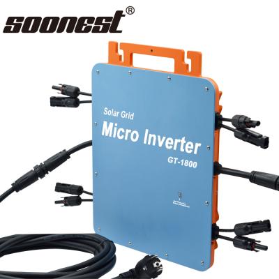 China Ready Stock 1800 Watt Solar Micro Inverter Wifi Communication Bdm 2000 Microinverter 1800W Balcony Solar Power System for sale