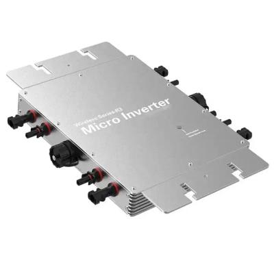 China Cheap Price 2400W Micro Inverter Solar Grid Tie Microinverter Wireless On Grid Tie Solar Micro Inverter 2 Phase Micro Inverter for sale