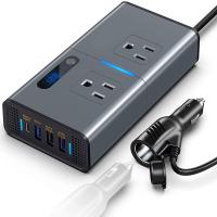 China 200W Electric Dc To Ac Power Inverter For Car 200W Usb Fast Charging 12V Dc To 220V Ac Power Car Inverter for sale