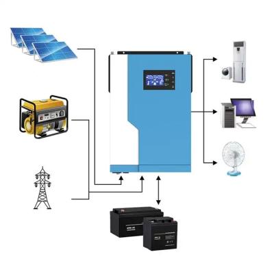 China One Style 5 Kw Solar Inverter On Off Grid Hybrid Solar Inverter Hybrid Inverter Solar Battery Pack for sale