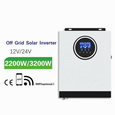 China Manufacturer Hybrid 2Kw 12 Volt With Solar Inverter For Home Solar Power System 12V To 220V Inverter With Solar Panel for sale