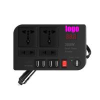 China Customizable Logo 300W 110V Modified Sine Wave Car Inverter 12V 24V To 220V Car Power Inverter for sale