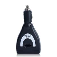 China Electric Charger Car Charger For Magnetic Wireless Car Phone Holder 75W Car Usw Power Inverters Dc12V To Ac 220V for sale