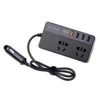 China Car Fast Charger For Magnetic Wireless Car Phone Holder 150W 220W Car Power Inverter 12V Dc for sale