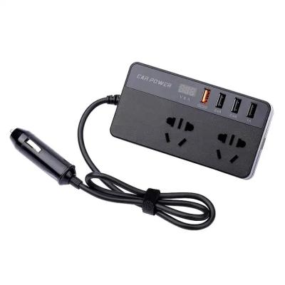 China Car Fast Charger For Magnetic Wireless Car Phone Holder 150W 220W Car Power Inverter 12V Dc for sale