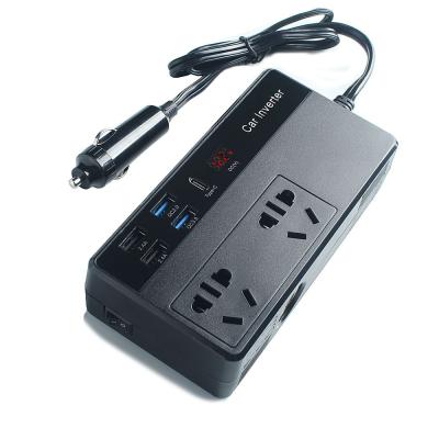China 150W Car Power Inverter 12V 24V Car Mobile Charger Top Seller Fast Charging Usb Car Charger for sale