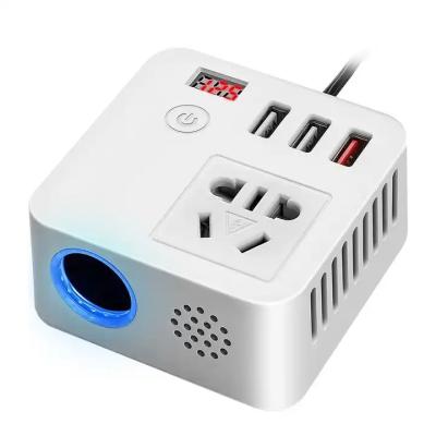 China Black White Car Inverter 12V 220V 300W 500W 12V To 220V Inverter For Car Phone For Retractable Car Charger With Led Display for sale