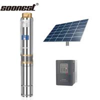 China 5000W 8000W 50M Submersible Deep Well Water Pump Solar Solar Powered Generator For Well Pump Dc Solar Submersible Pump for sale