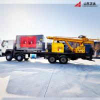 China Diesel Engine Truck Mounted Drilling Rig 450mm Diameter Water Well Drilling Machine for sale