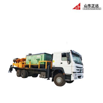 China Factory Price 200m Depth Truck Mounted Borehole Drill Machine Rotary Drilling Equipment Water Well Drilling Rigs for sale