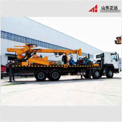 China 500m Compact Truck Mounted Rotary Drilling Rig 110kw Energy Saving For Construction for sale