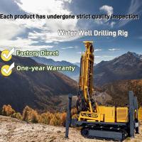 China Industrial Crawler Water Well Drilling Rig 400M Down Hole Drilling Equipment for sale