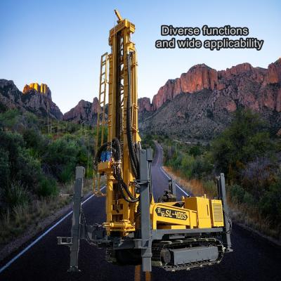 China Drill 6-inch boreholes up to 300 feet in any soil conditions hydraulic 200m Truck Mounted Water Well Drilling Rig for sale