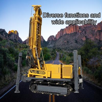 China Crawler Type Mobile Hydraulic DTH Rotary Water Well Drilling Rig for sale