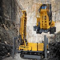 China High Frequency 97KW Crawler Water Well Drilling Rig 400m Deep Well Drilling Rig for sale