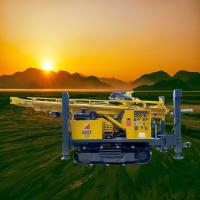 China Fully Hydraulic Crawler Water Well Drilling Rig Construction Down Hole Drilling Equipment for sale