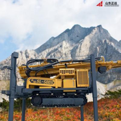 China 500 Meters Foundation Hole China Portable DTH crawler Water Well Drilling Rig for sale