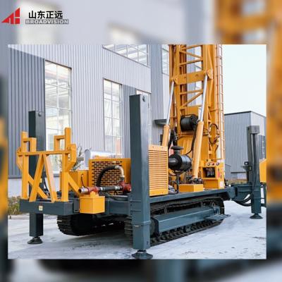 China 1.65-8Mpa Pressure Crawler Water Well Drilling Rig for Heavy Duty and High Pressure Drilling for sale