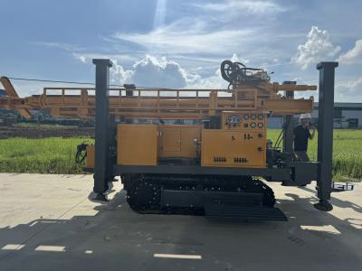 China Diesel Engine Pneumatic Drilling Rig Water Well Hydraulic Crawler Drilling Rig for sale