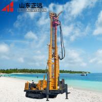 China Uphill Drilling Crawler Water Well Drilling Rig with 26000/13000Nm Max Rotary Torque and 21° Angle for sale