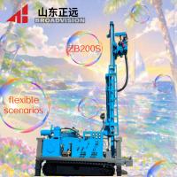 China The ZB200S Crawler Water Well Drilling Rig Is Safer To Operate And Has A Wide Range Of Functions. for sale