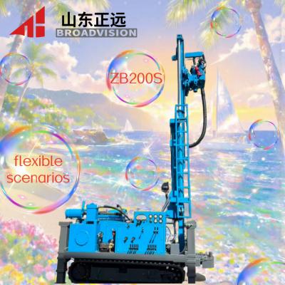 China The ZB200S Crawler Water Well Drilling Rig Is Safer To Operate And Has A Wide Range Of Functions. for sale