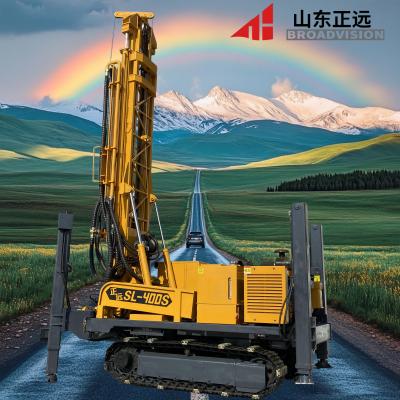 China 400-meter 105-325mm diameter track-type water well drilling rig for sale