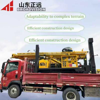 China Shandong Zhengyuan SL330S Track-type Drilling Rig with Dual-speed Rotation and High Torque for sale