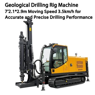 China Geological Drilling Rig Machine 7'2.1*2.9m Moving Speed 3.5km/h for Accurate and Precise Drilling Performance for sale
