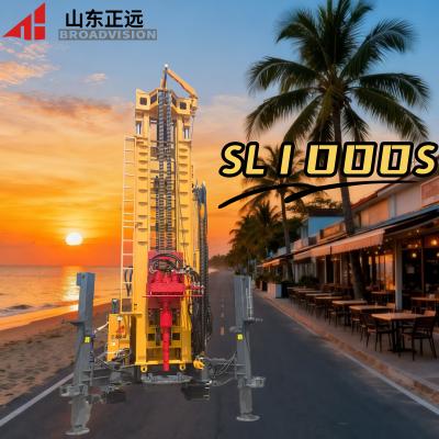 China 300-meter, 600-meter, 1000-meter industrial-grade deep-hole tracked water well drilling rig for sale