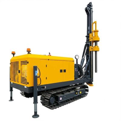 China Crawler Water Well Drilling Rig with Penetration Efficiency of 10-35m/h and Fast Lifting Speed of 30m/min for sale