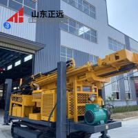 China Track-type drilling rig can efficiently drill deep holes through complex strata with low noise and excellent durability. for sale